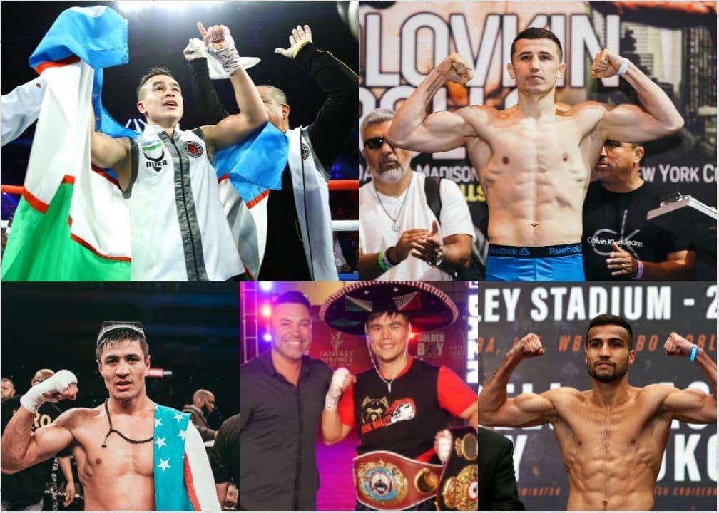 Who are the closest Uzbek boxers for the world title?