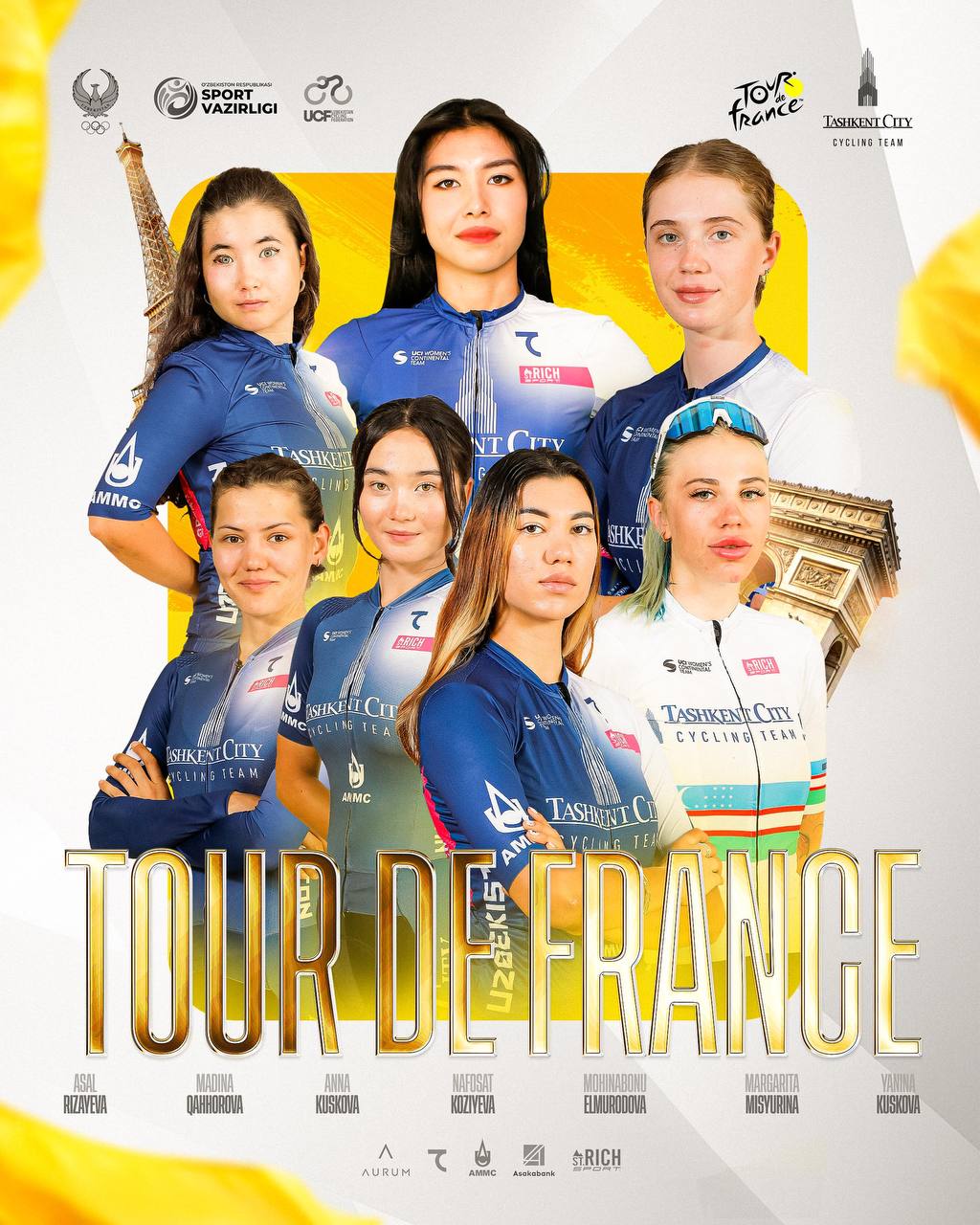 For the first time in history Uzbek cycling club - "Tashkent City Women ...