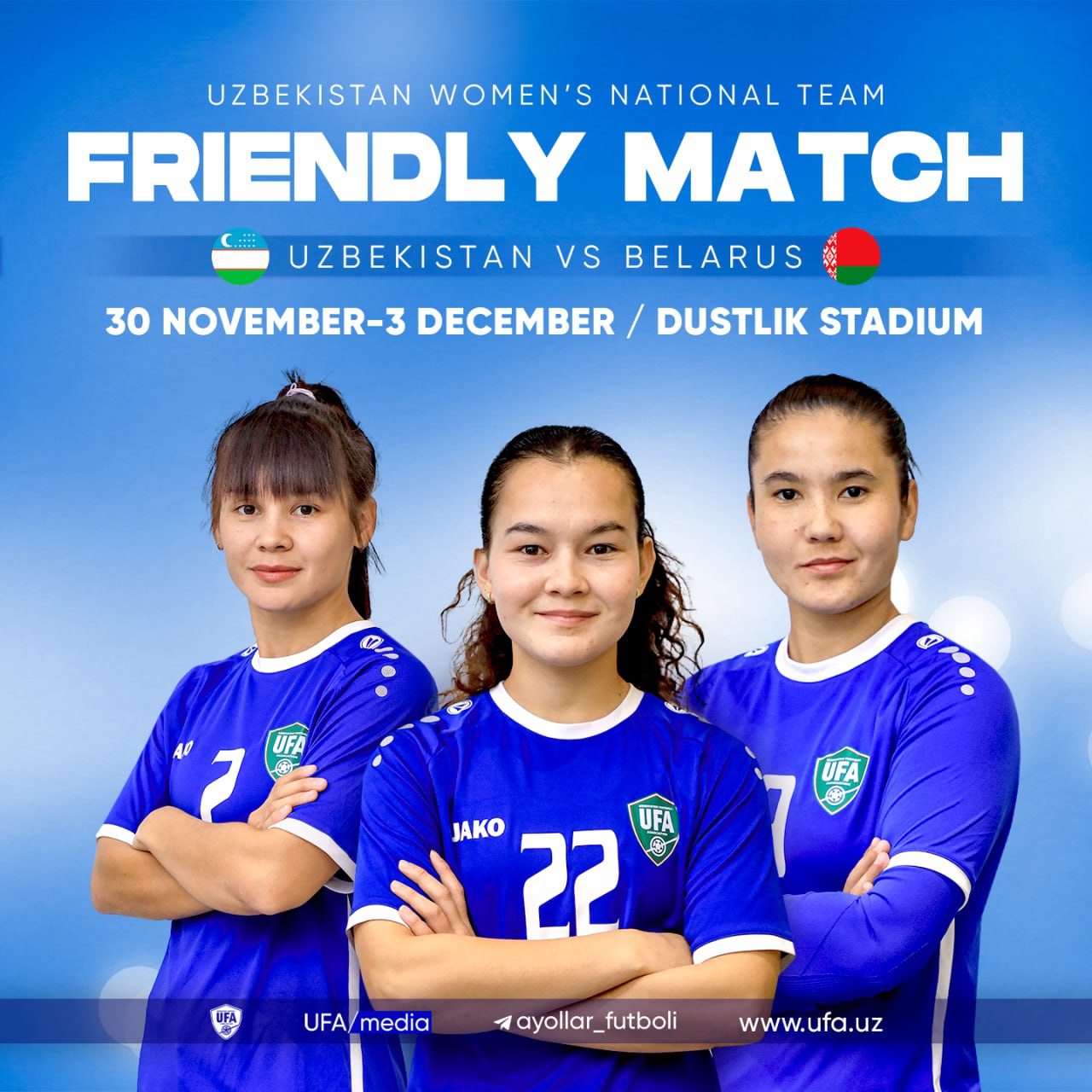 Uzbekistan women's national team to play Belarus